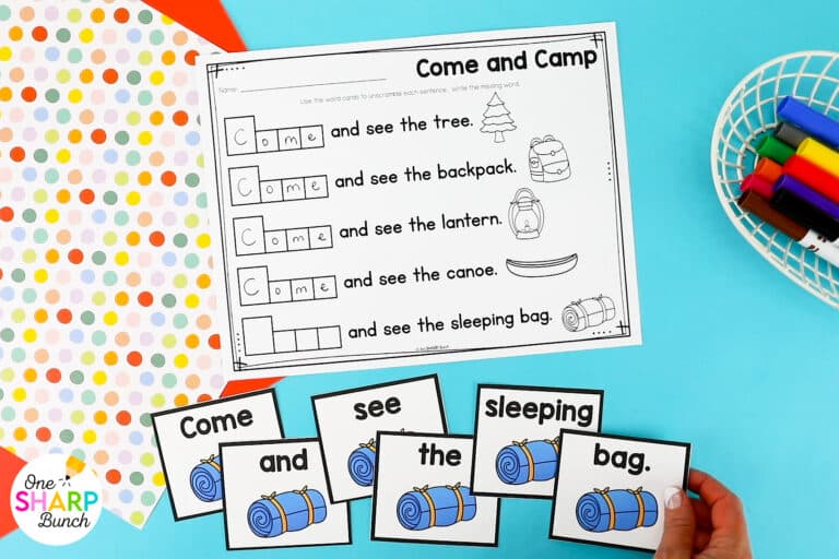 8 Easy Camping Day Activities for the End of the Year - One Sharp Bunch