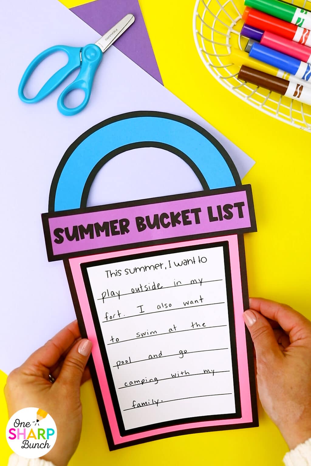 The Best Summer Bucket List Craft for Kids - One Sharp Bunch