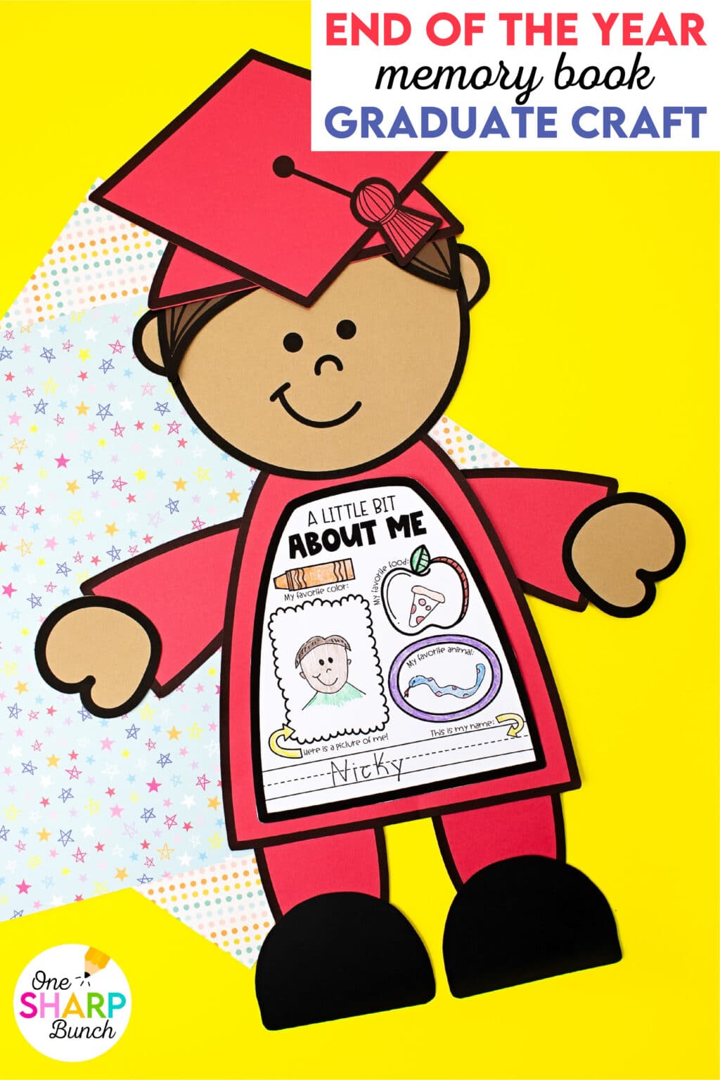 An Adorable End of the Year Graduate Craft for Preschool and ...