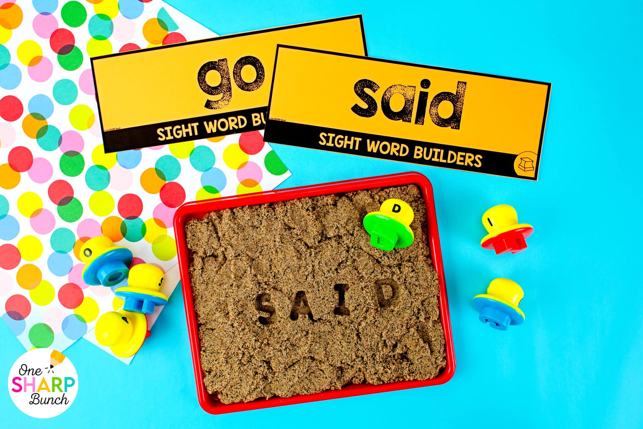 15+ Fine Motor Sight Word Activities - One Sharp Bunch