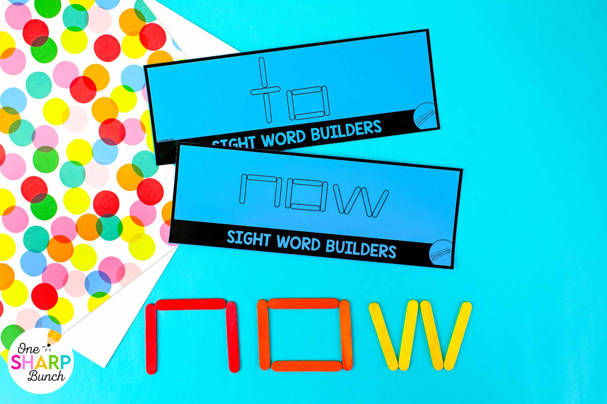 15+ Fine Motor Sight Word Activities - One Sharp Bunch