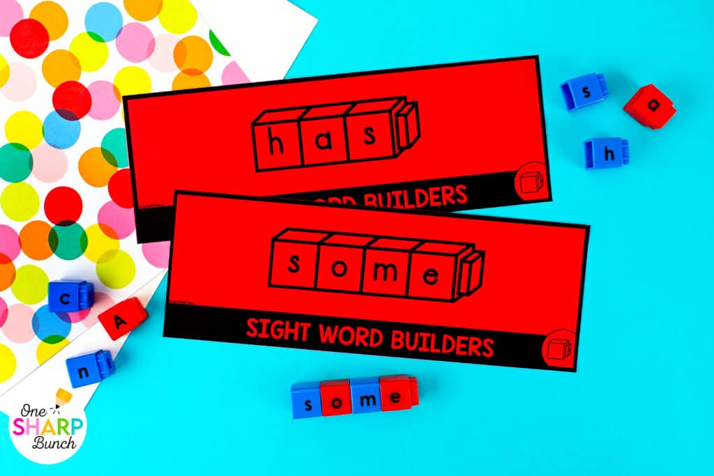 The Best Fine Motor Sight Word Activities - One Sharp Bunch
