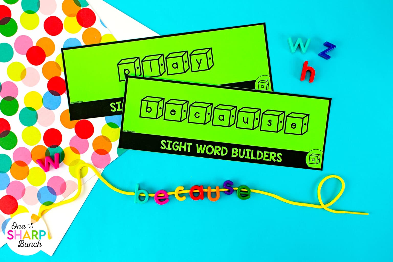 15+ Fine Motor Sight Word Activities - One Sharp Bunch