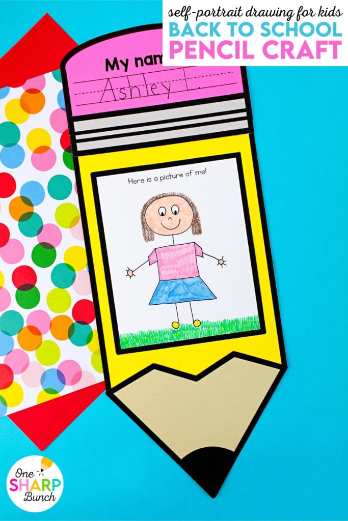 Super Simple Pencil First Day of School Craft - One Sharp Bunch