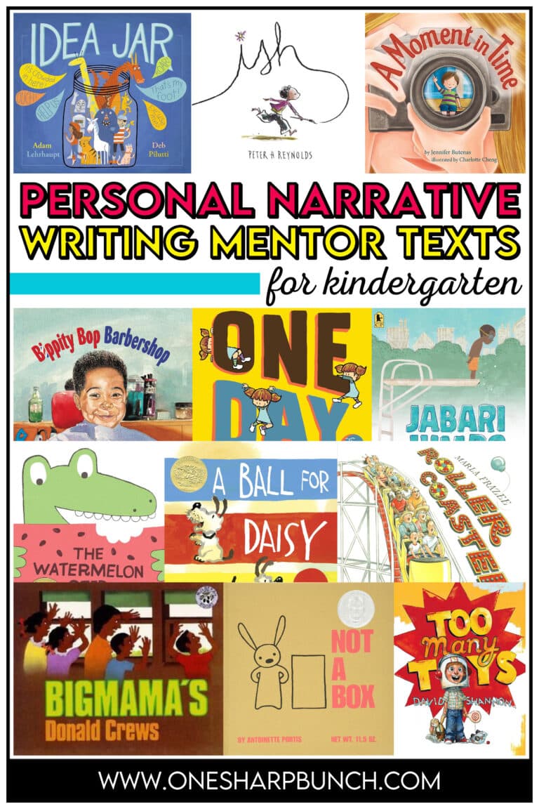 15 of the Best Personal Narrative Mentor Texts for Kindergarten - One ...