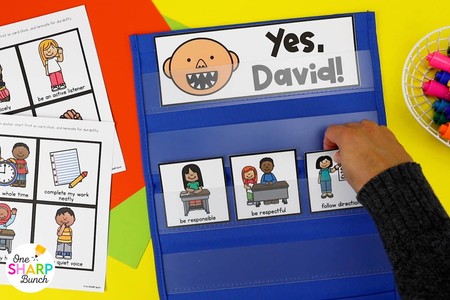 Adorable David Goes to School Craft for Making Good Choices - The Sharp ...