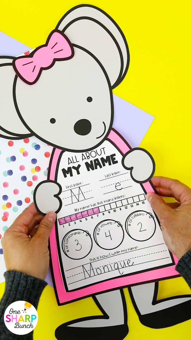 The Best Chrysanthemum Name Craft for Back to School - One Sharp Bunch