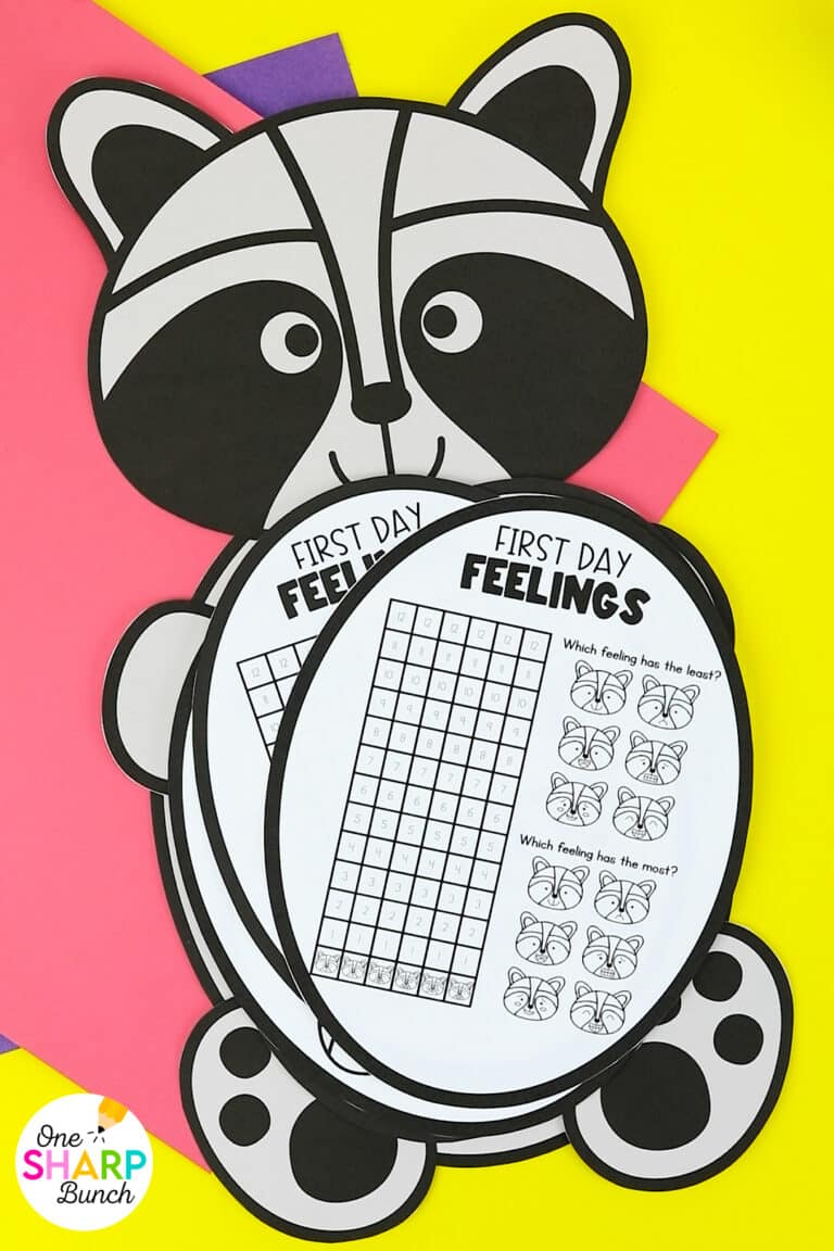The Kissing Hand Craft for Kindergarten to Graph First Day Feelings ...