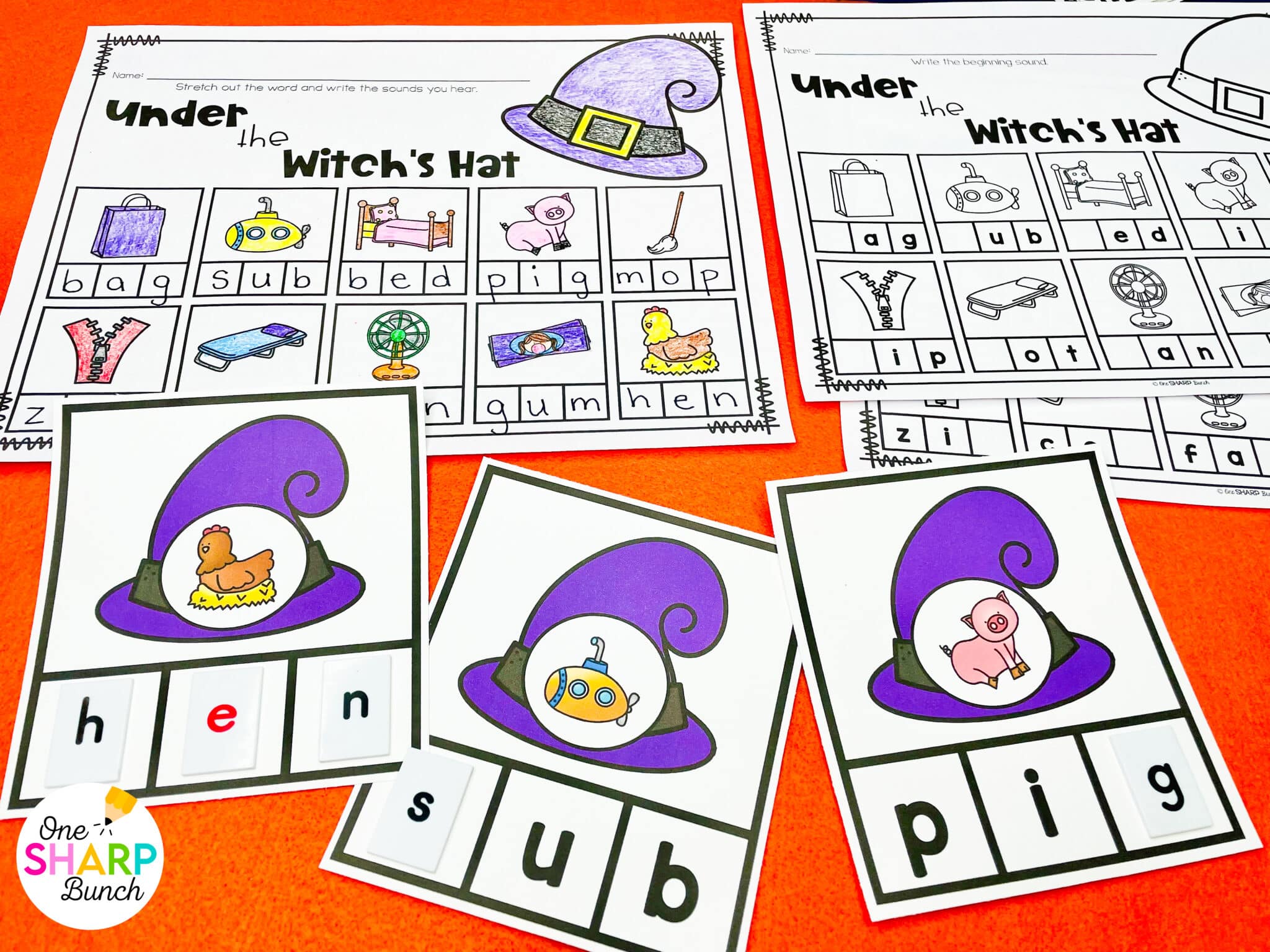 10 Not So Scary Room on the Broom Halloween Center Activities - One ...