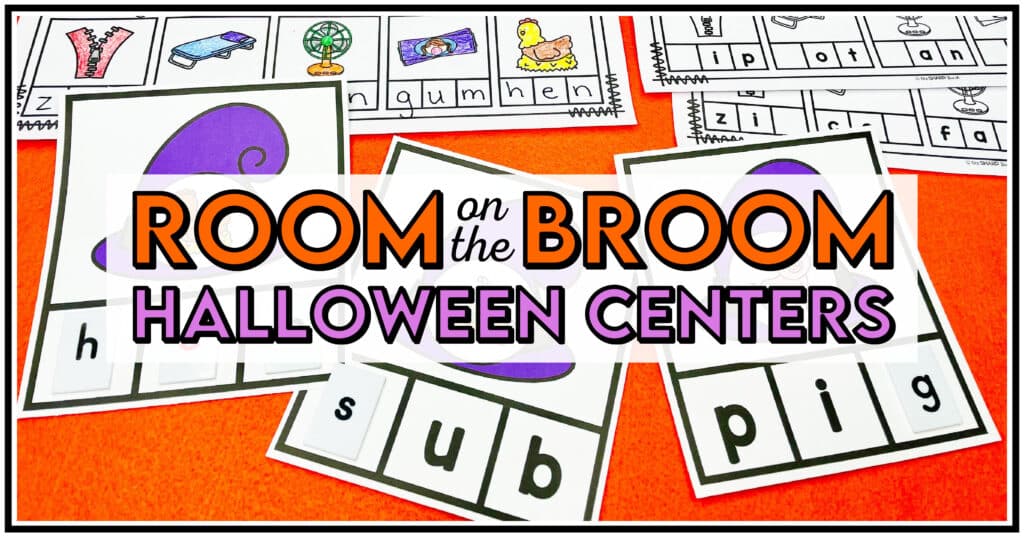 10 Room on the Broom Halloween Center Activities - One Sharp Bunch