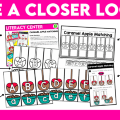 20 Math and Literacy September Kindergarten Centers or Morning Work ...