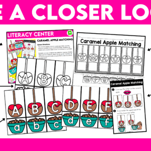 20 Math and Literacy September Kindergarten Centers or Morning Work ...