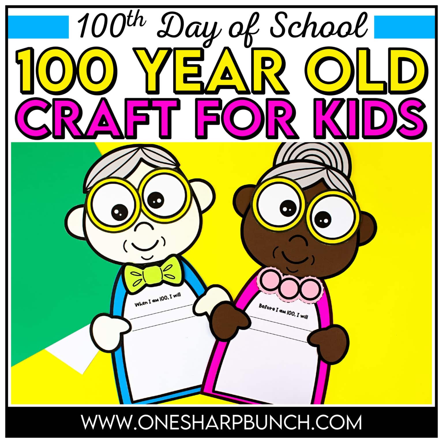100th Day Math Activities - One Sharp Bunch