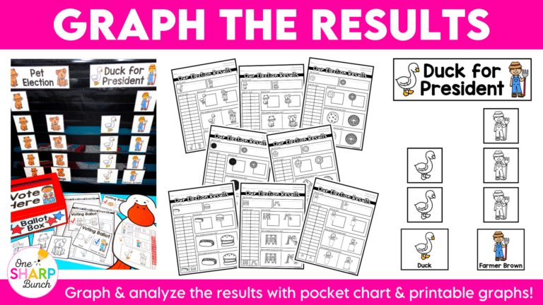 Voting Activities for Kids - Duck for President Activities - Mock ...