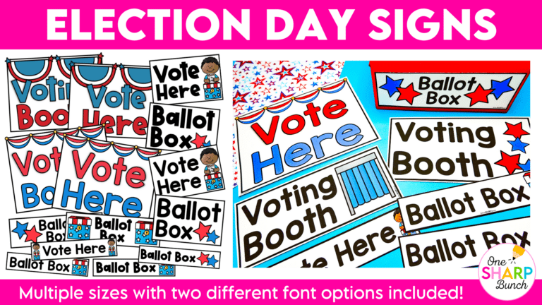 Voting Activities for Kids - Duck for President Activities - Mock ...