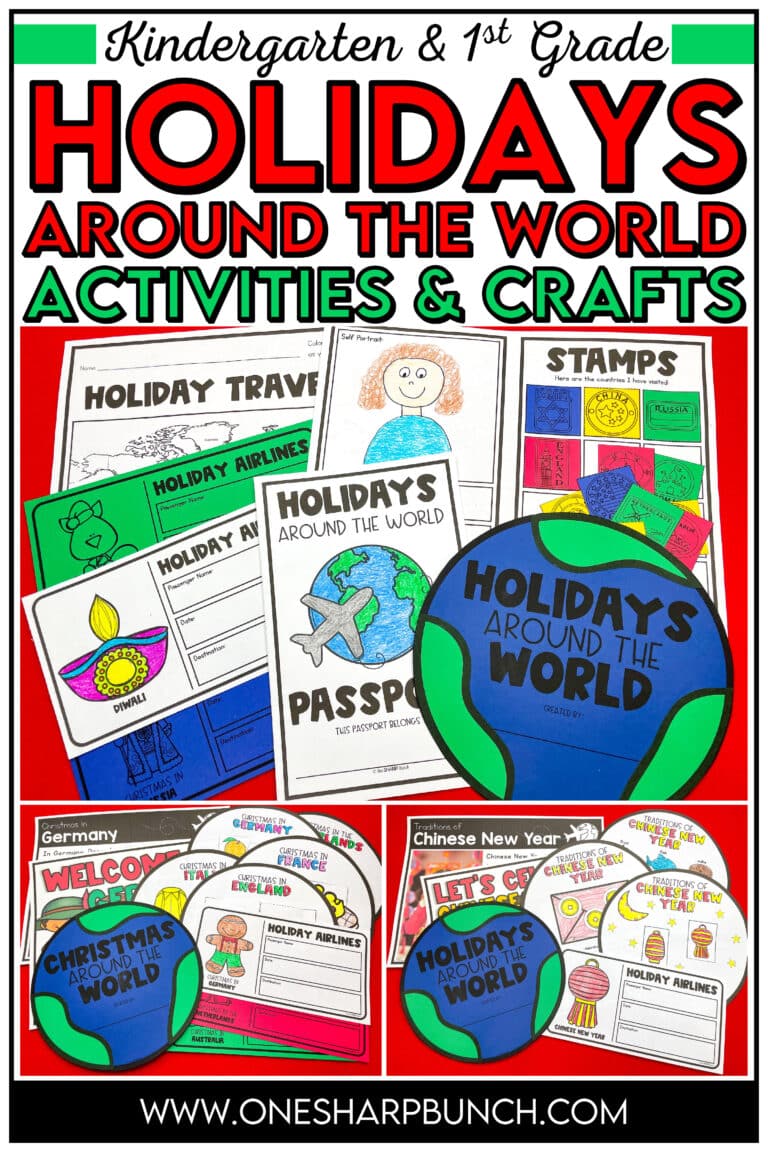 The Best Holidays Around the World Activities for Kids - One Sharp Bunch