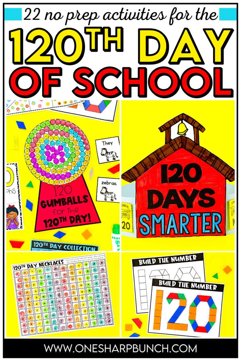 The Ultimate Collection of 120th Day of School Activities & Crafts ...