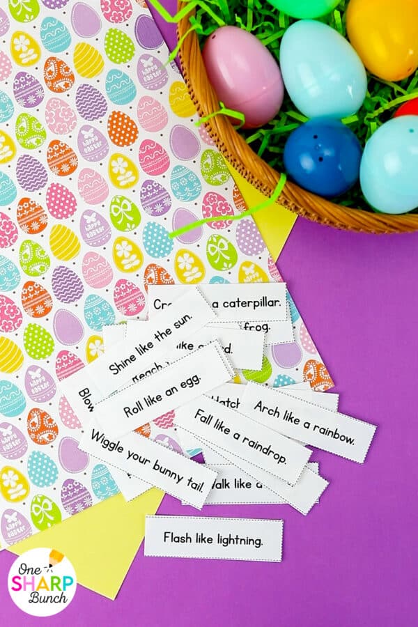 24 Free Easter Movement Cards & Brain Break Activities for Kids - One ...
