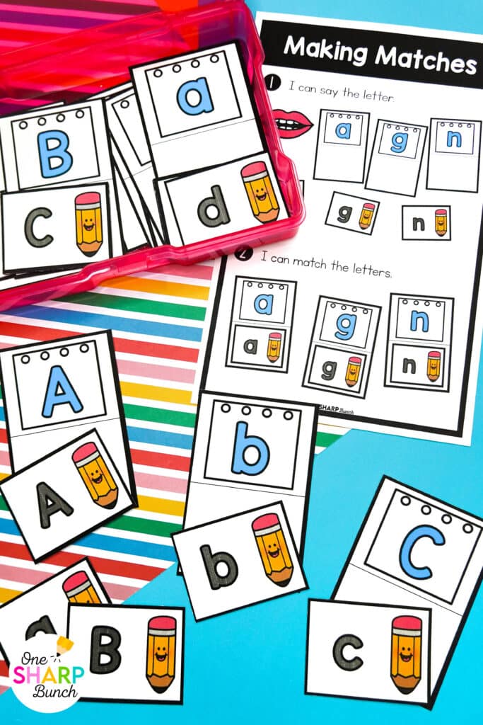 20 Hands-On Back to School Centers for Kindergarten - One Sharp Bunch