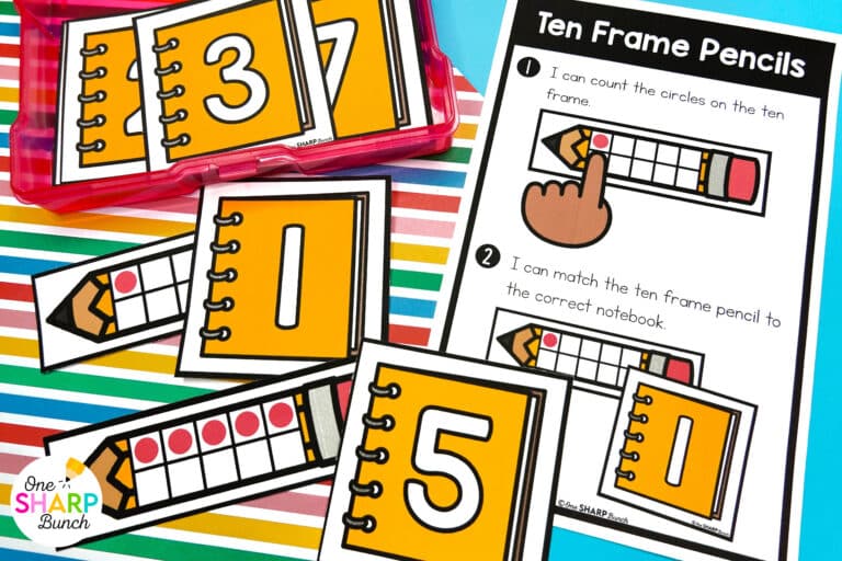 20 Easy & Engaging Back to School Centers for Kindergarten - One Sharp ...