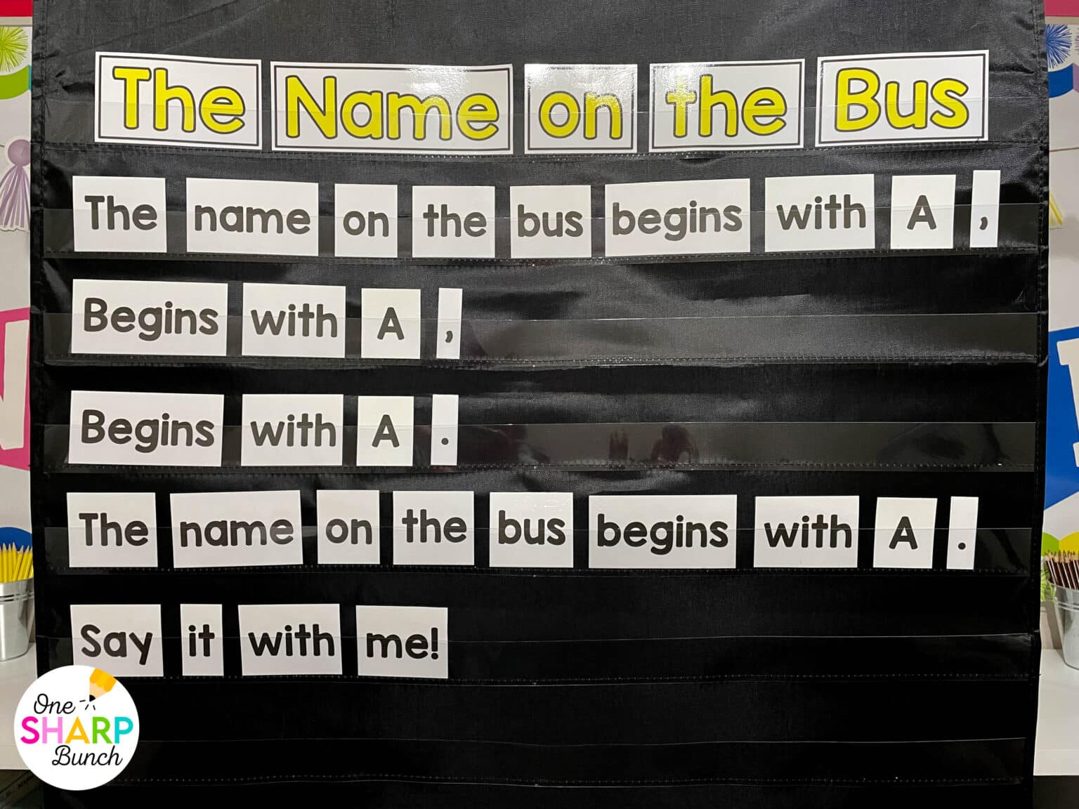 Simple School Bus Craft for Back to School - One Sharp Bunch