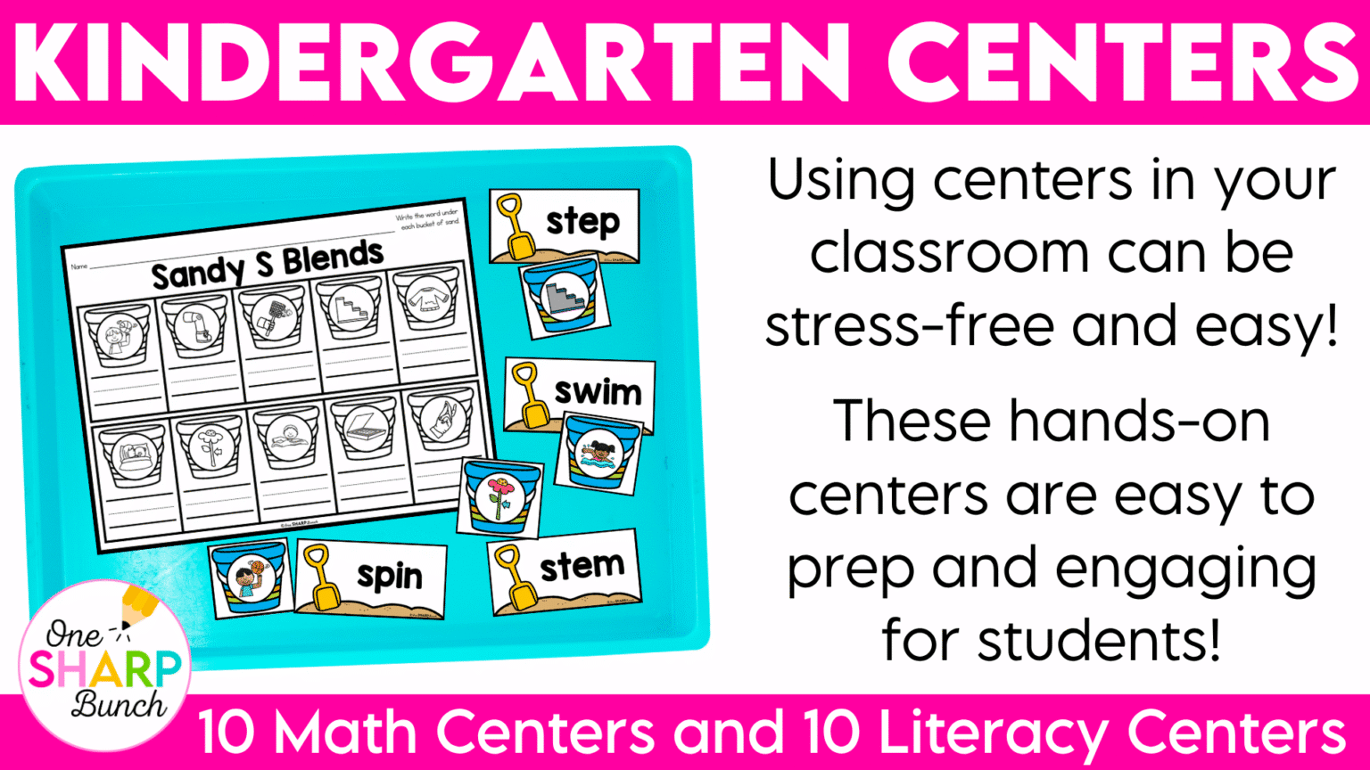20 Math and Literacy End of the Year Kindergarten Centers or Morning ...