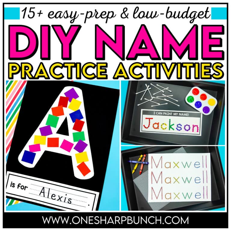 Name Activities Archives - One Sharp Bunch