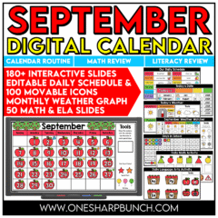 Editable Interactive Daily Digital Calendar Slides Year Bundle ...