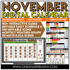 Editable Interactive Daily Digital Calendar Slides Year Bundle ...