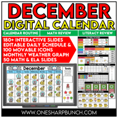 Editable Interactive Daily Digital Calendar Slides Year Bundle ...