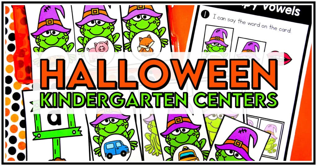 12 Low-Prep Halloween Centers for Kindergarten - One Sharp Bunch