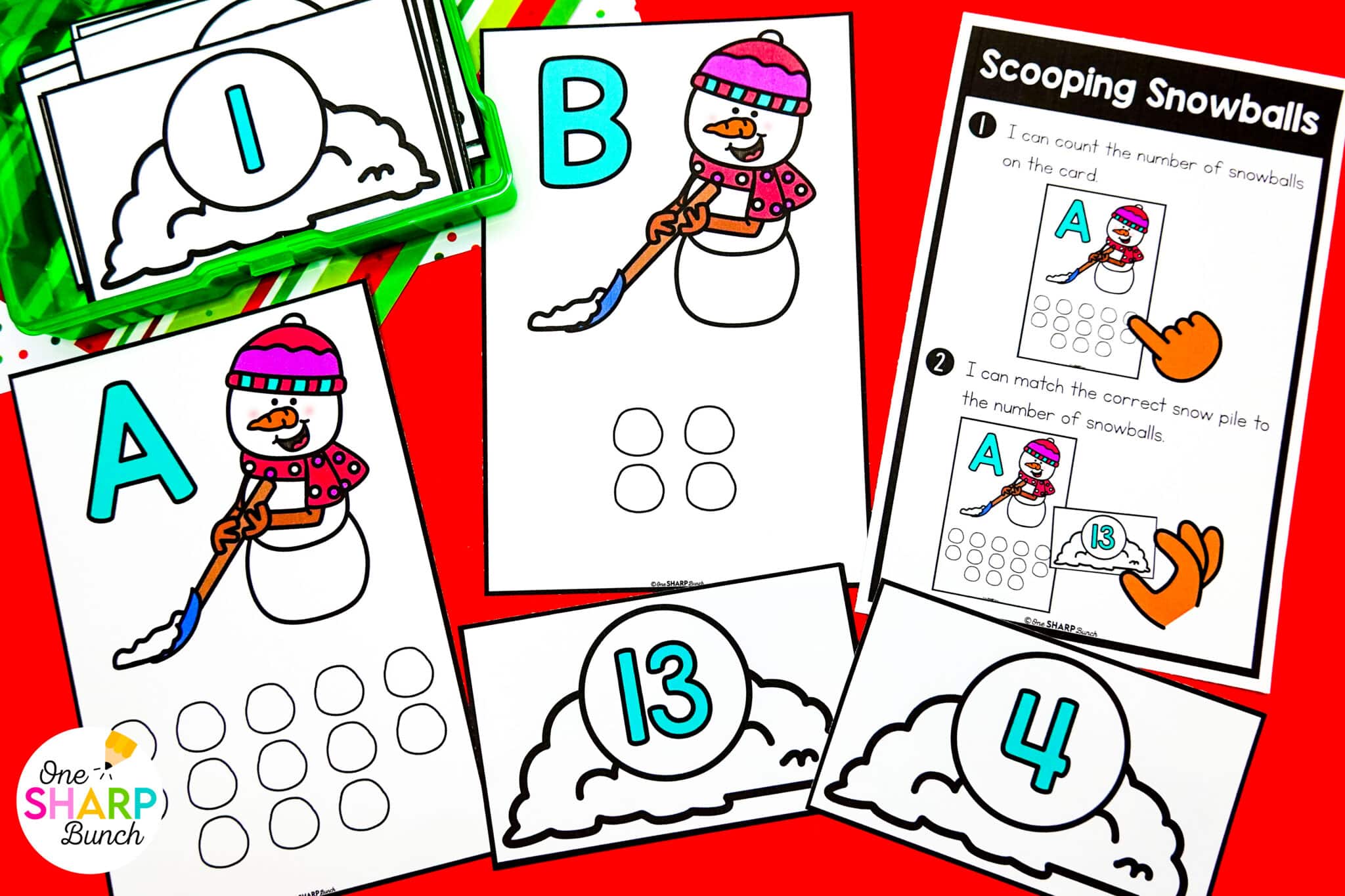 20 Exciting Low-Prep December Centers for Kindergarten - One Sharp Bunch