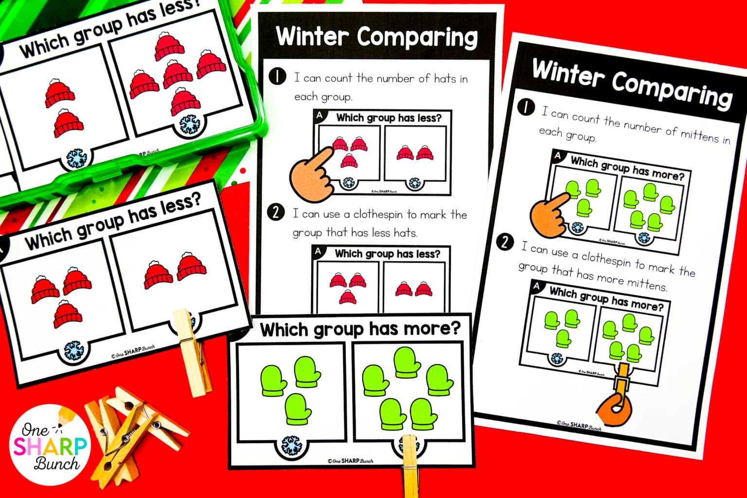 20 Exciting Low-Prep December Centers for Kindergarten - One Sharp Bunch
