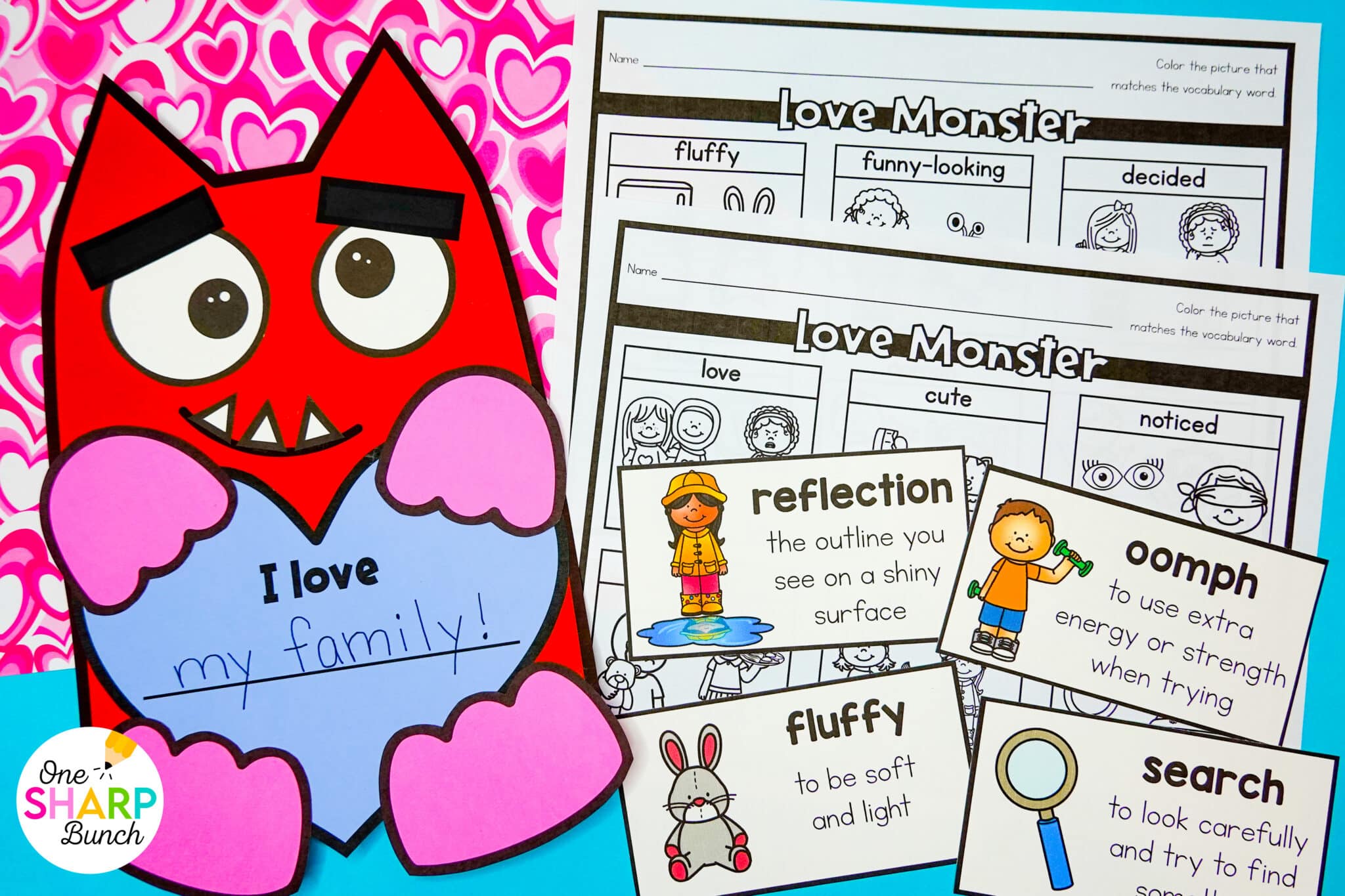 20+ Adorable Love Monster Activities and Craft - One Sharp Bunch