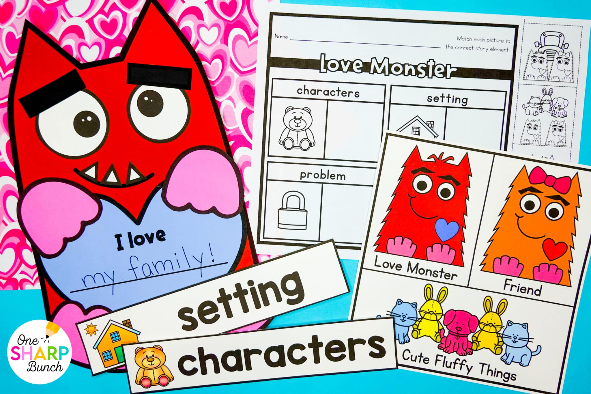 20+ Adorable Love Monster Activities and Craft - One Sharp Bunch