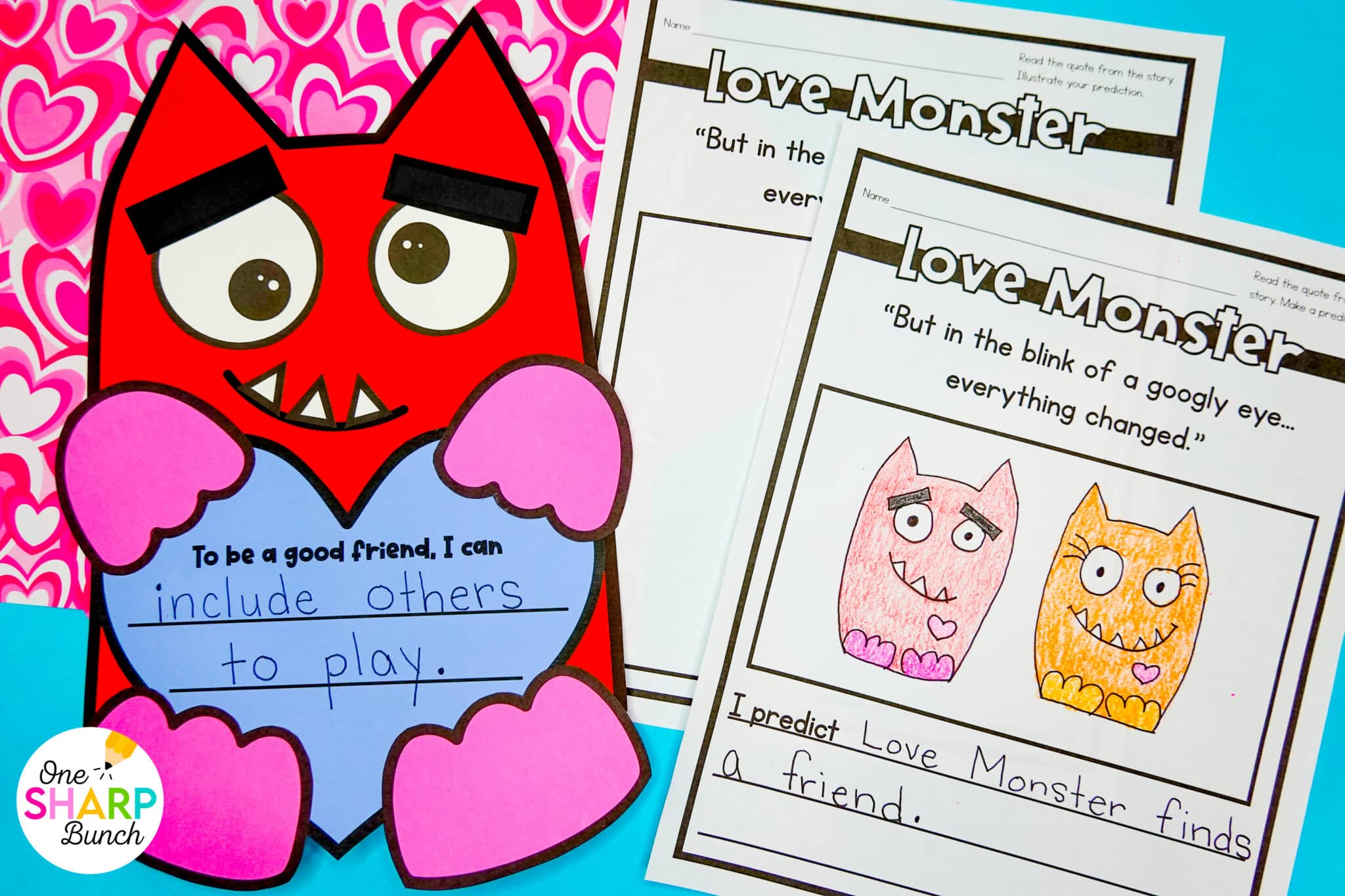 20+ Adorable Love Monster Activities and Craft - One Sharp Bunch