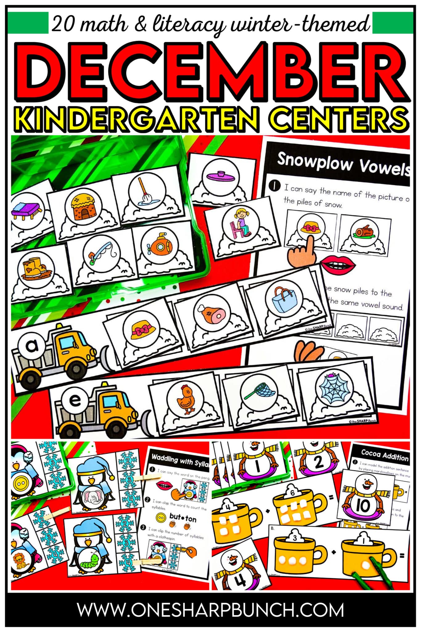 20 Exciting Low-Prep December Centers for Kindergarten - The Sharp ...