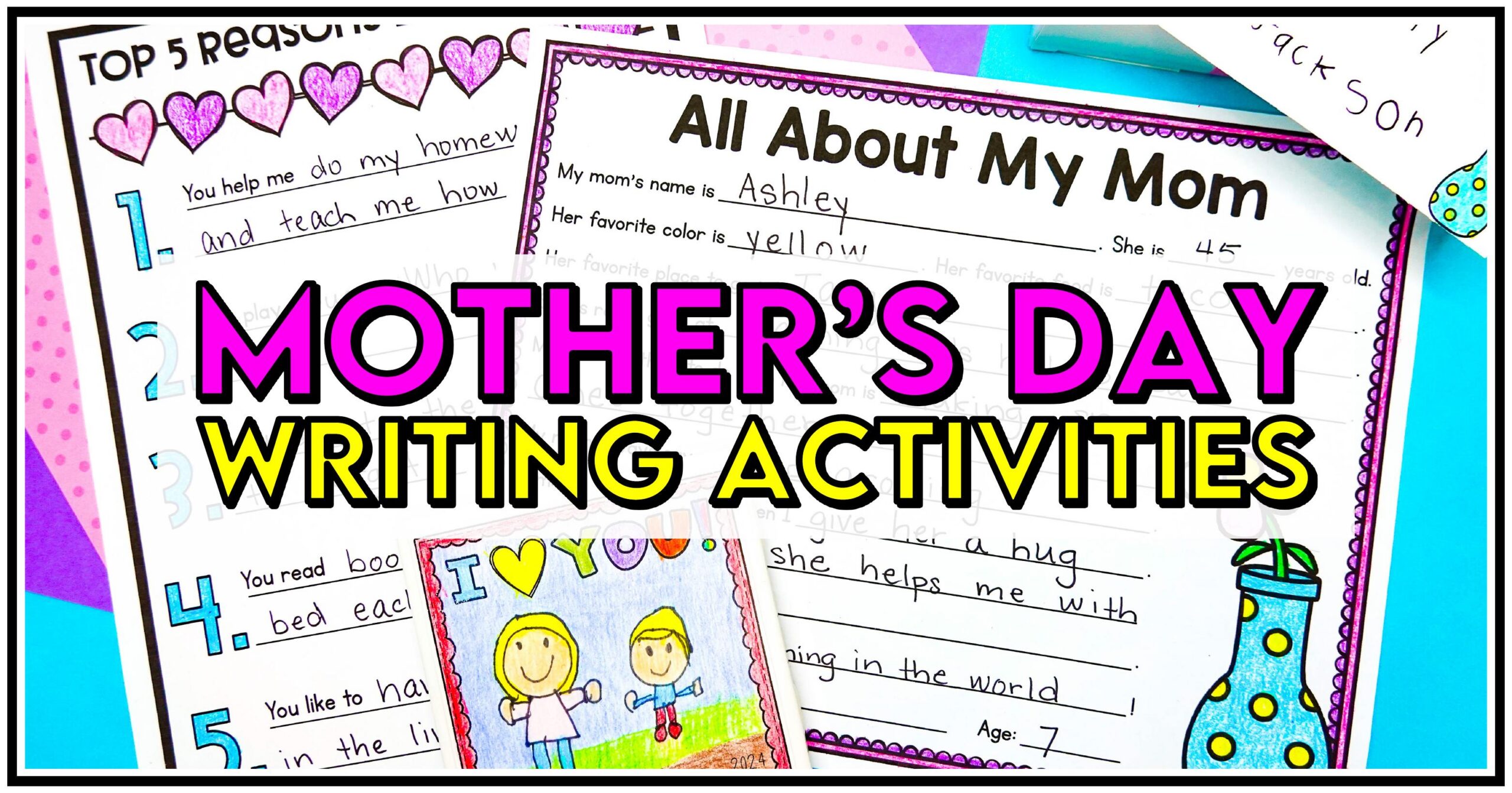 Fun Mother's Day Writing Activities That Make the Sweetest Gifts - One ...