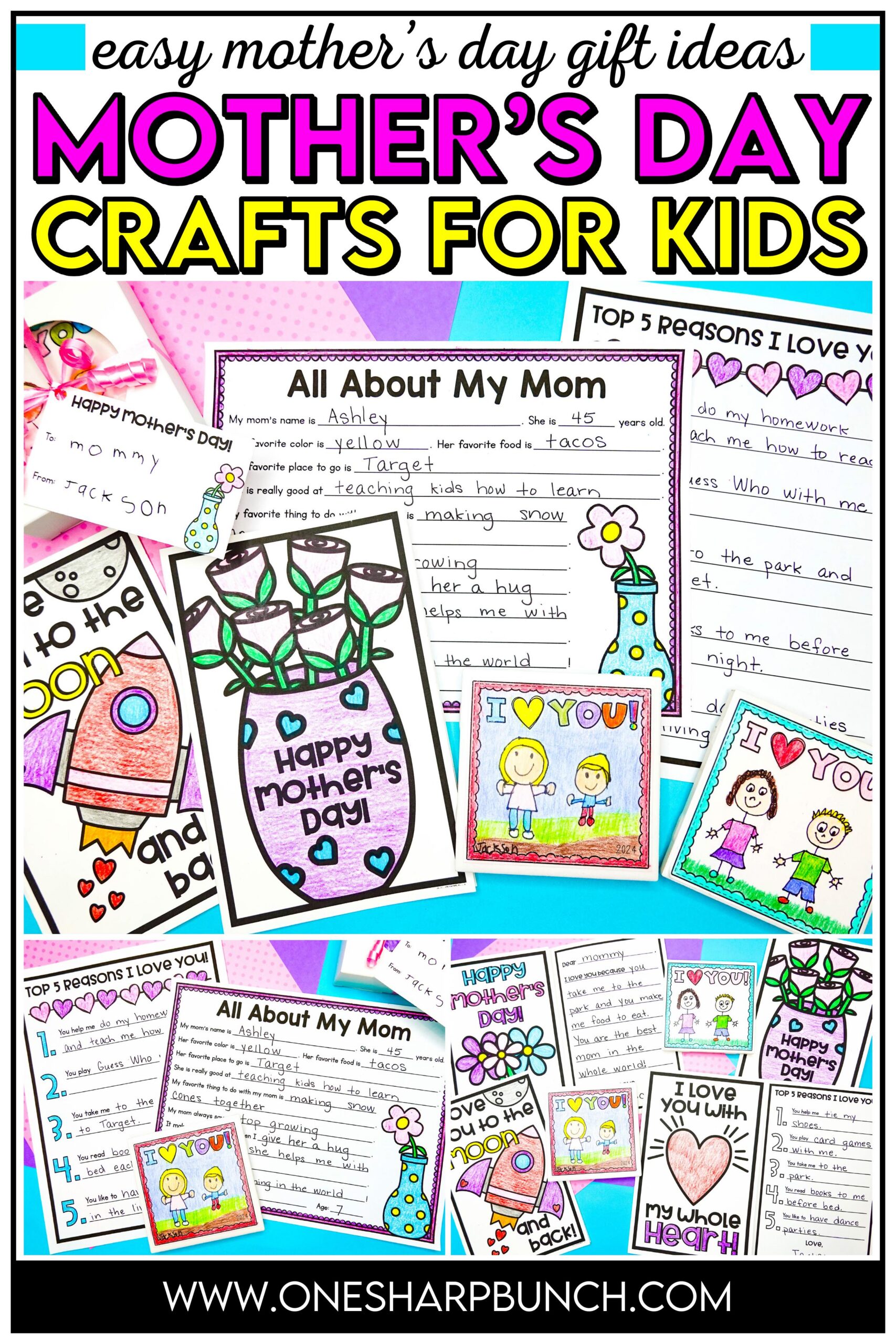 Fun Mother's Day Writing Activities That Make the Sweetest Gifts - One ...