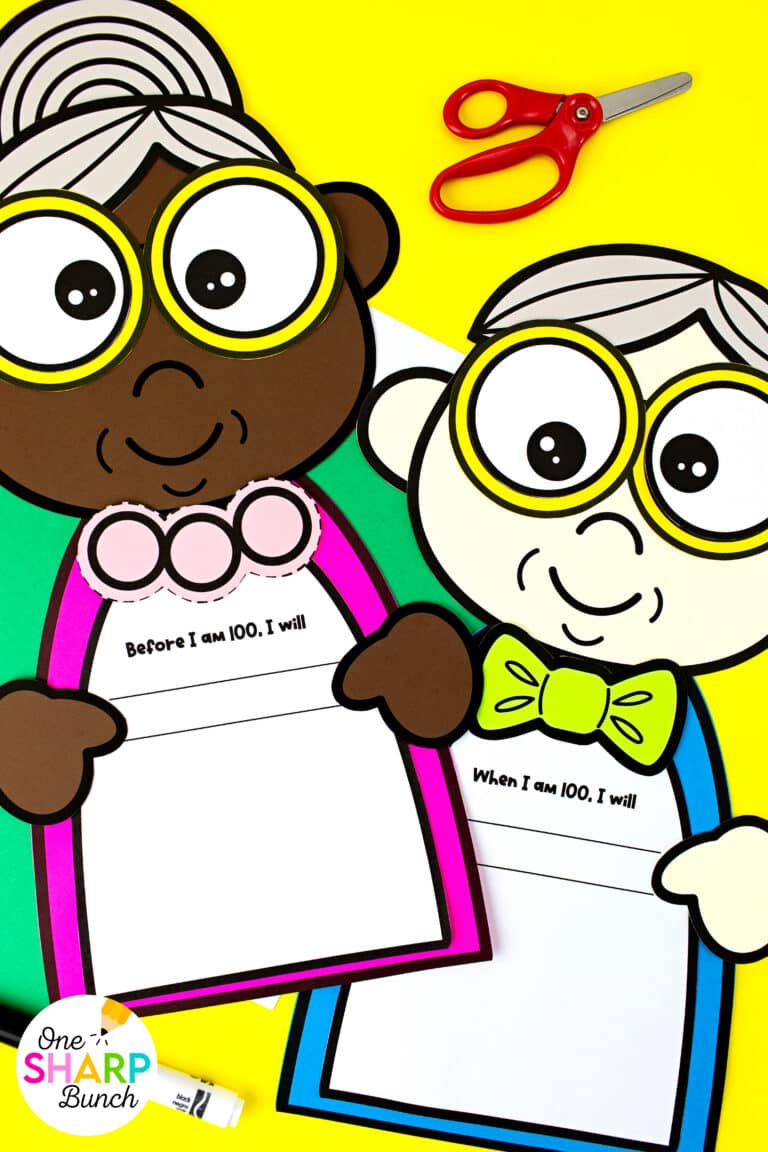 Adorable 100 Year Old Craft for Kids for the 100th Day of School - One ...