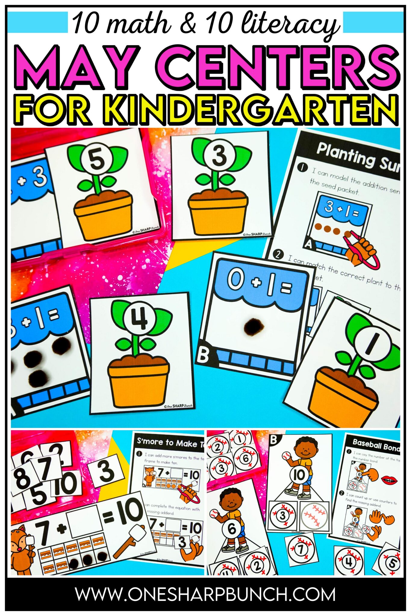 20 Must-Try May Centers for Kindergarten - One Sharp Bunch