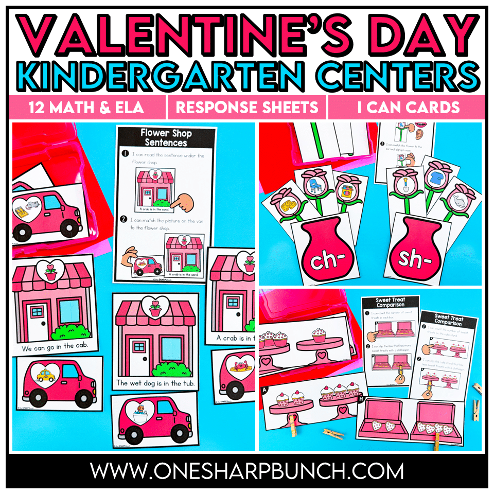 Landing Opt In - Valentine's Day Centers - One Sharp Bunch