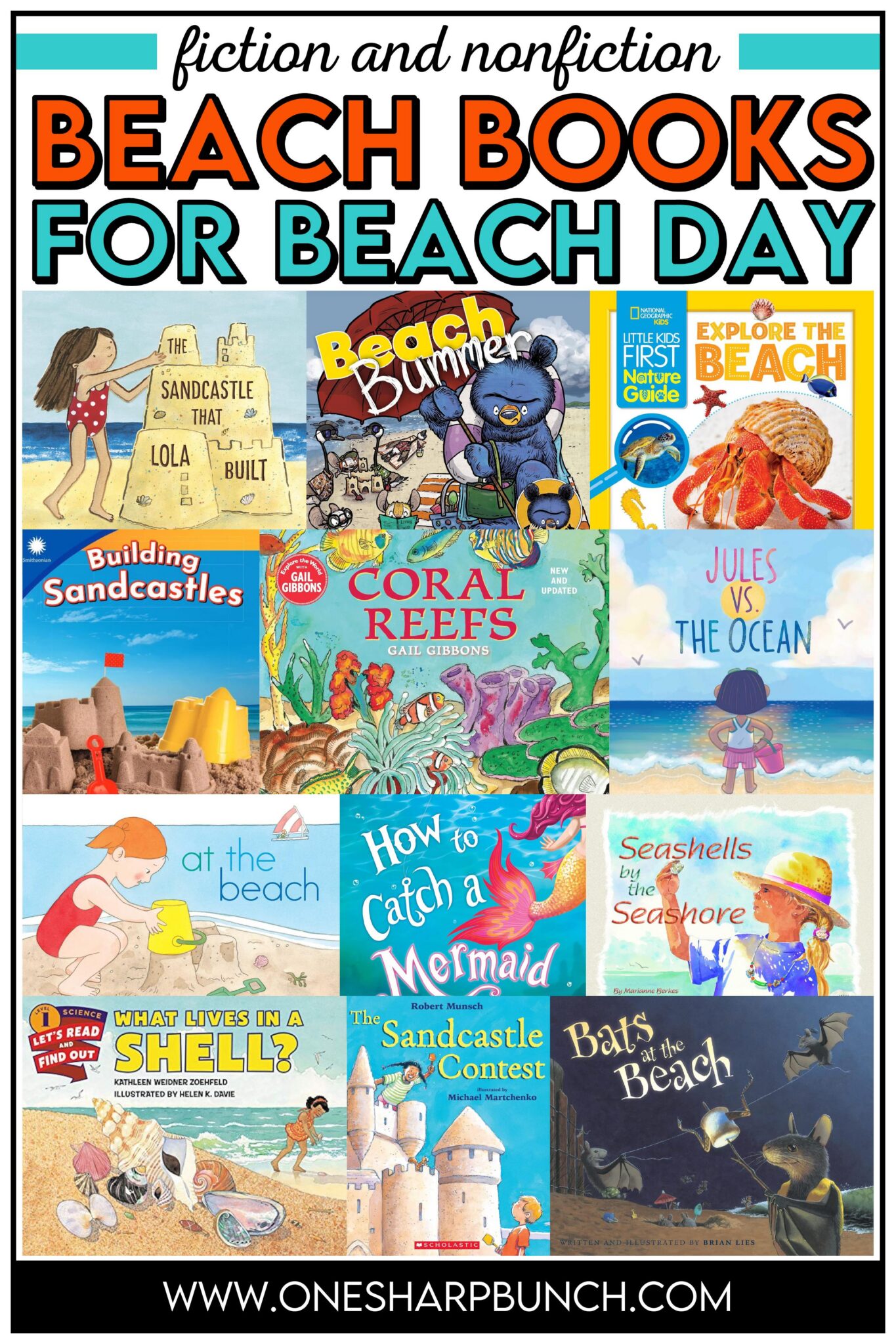 30+ Beach Books for Beach Day at School - One Sharp Bunch