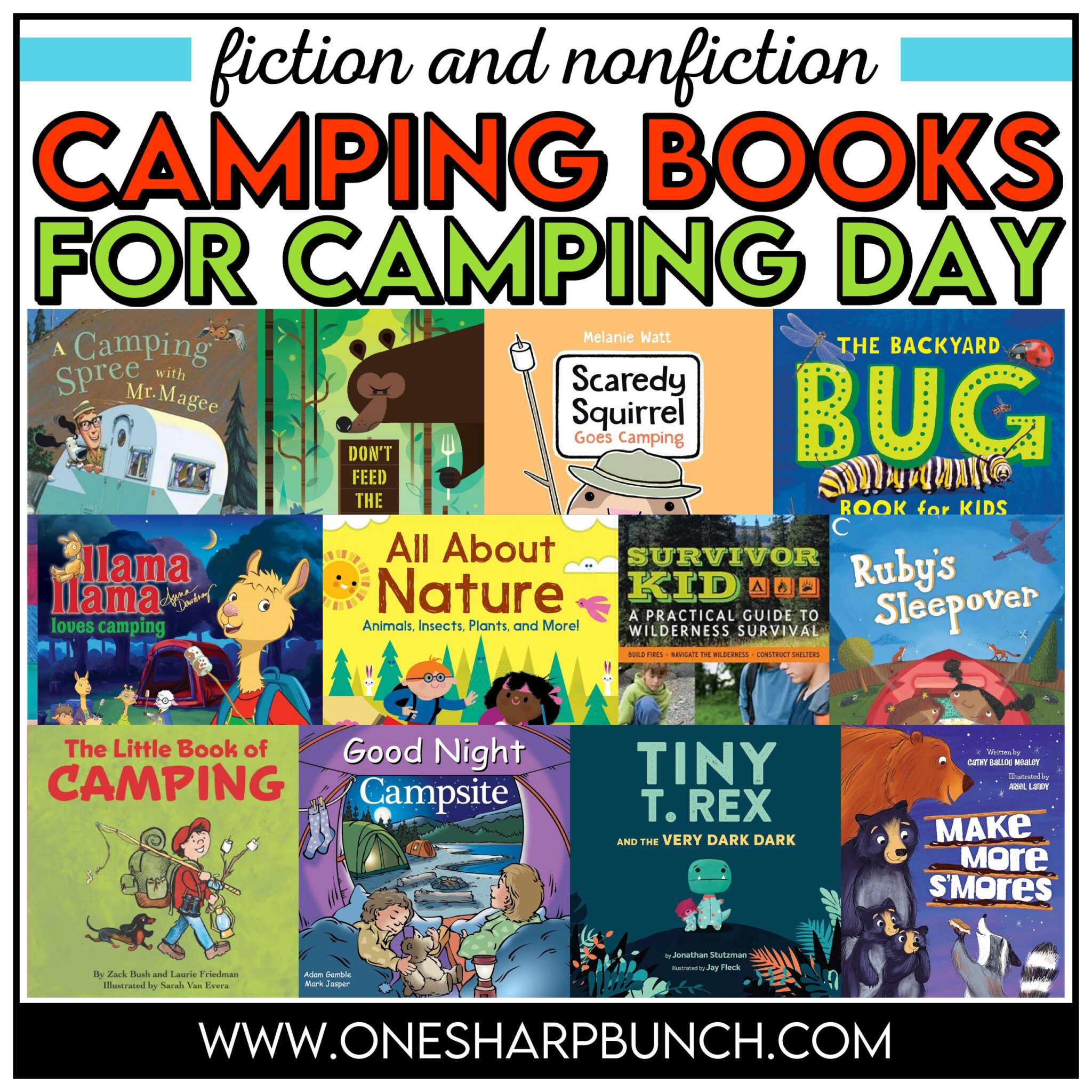 The Ultimate List of Camping Books for Camping Day in the Classroom ...